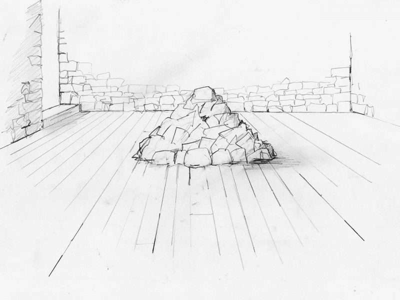 Hanging Stone House Drawings | Hanging Stones